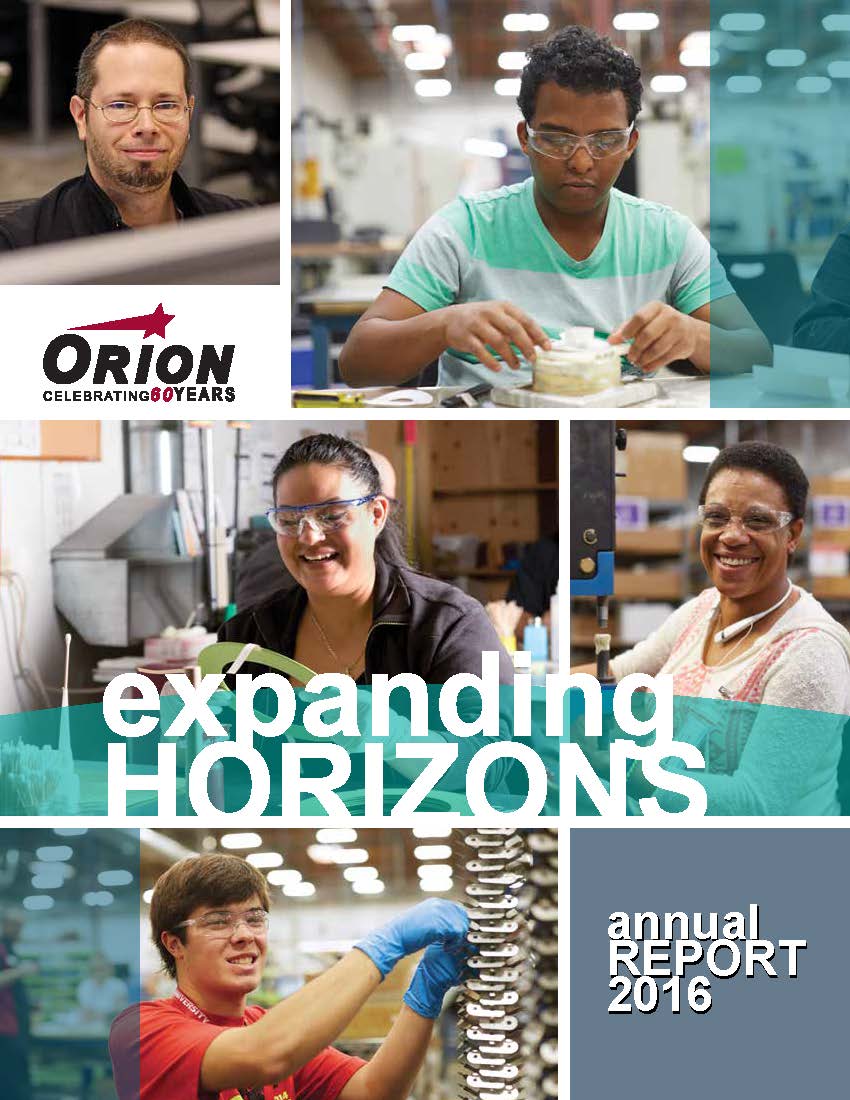2016 Annual Report - Orion Industries : Orion Industries