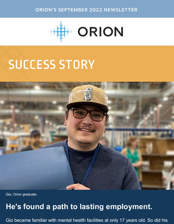 September 2022 Newsletter - Orion Industries : Orion Industries